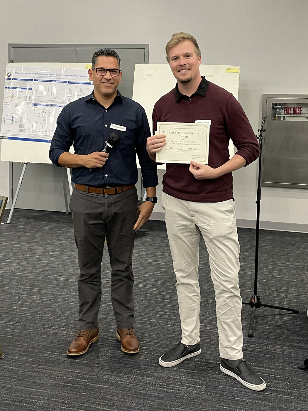 Zachary Wagoner (Wagar Lab) wins a 2nd Place AAI Young Investigator ...